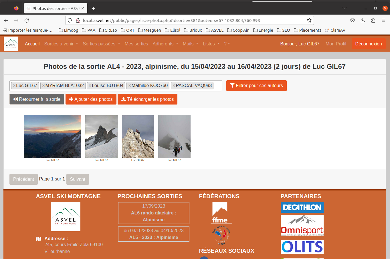 Logiciel de planning des sorties associatives - Logiciel de planning ...